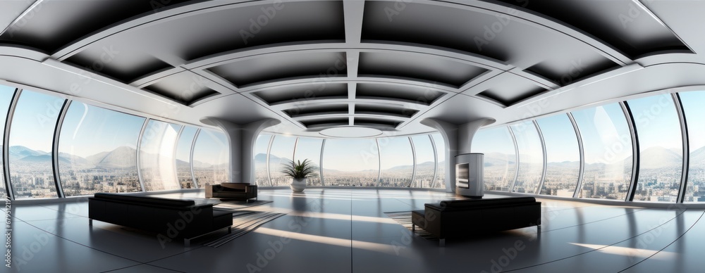 8K HDRI map, spherical environment panorama background, modern high ...