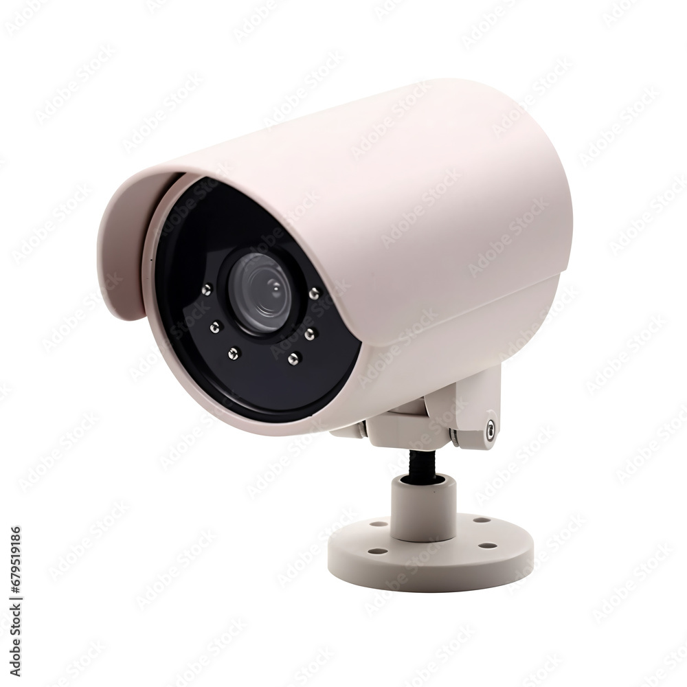 cctv camera 3D illust icon. Transparent background. - Generative AI ...