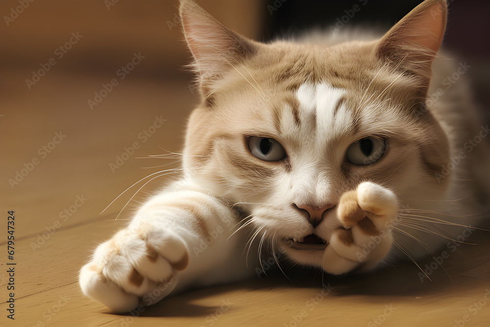 The cat war is not over yet and the cat game ended due to a wrist ...