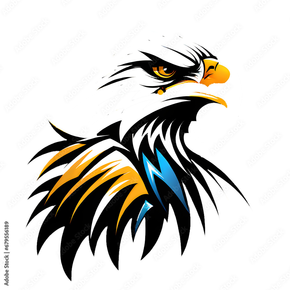 eagle head isolated on transparent background , PNG file , eagle ...