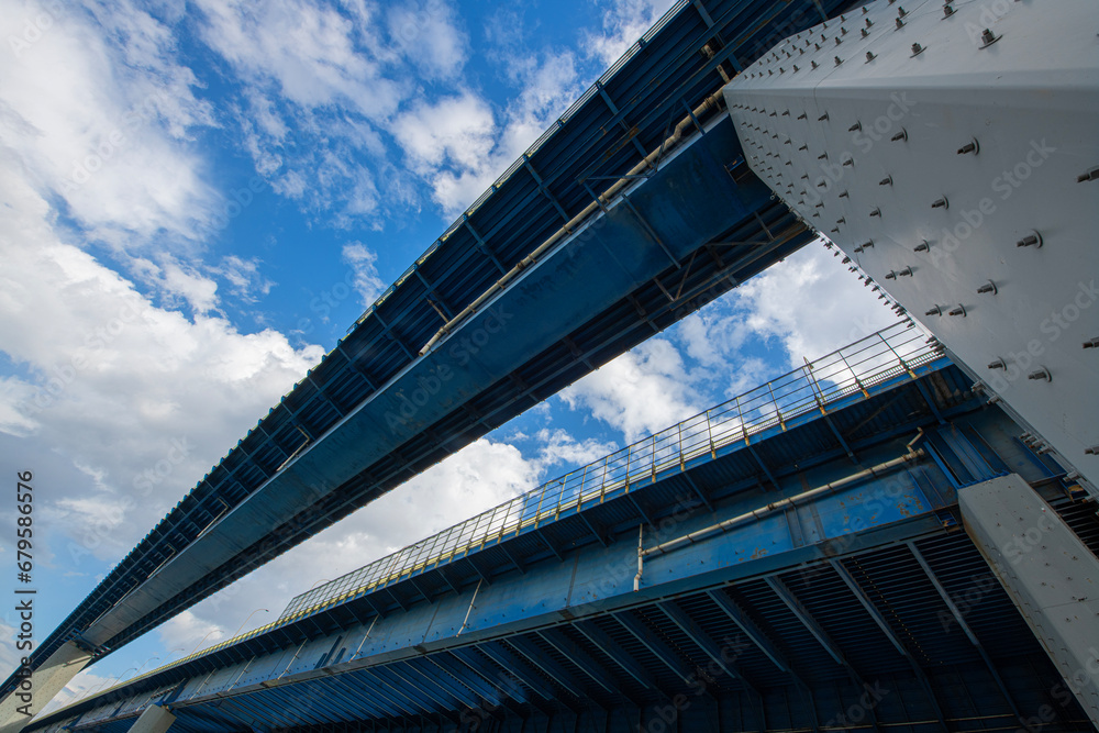 Istanbul Golden Horn Bridge. Under the Istanbul Golden Horn bridge ...