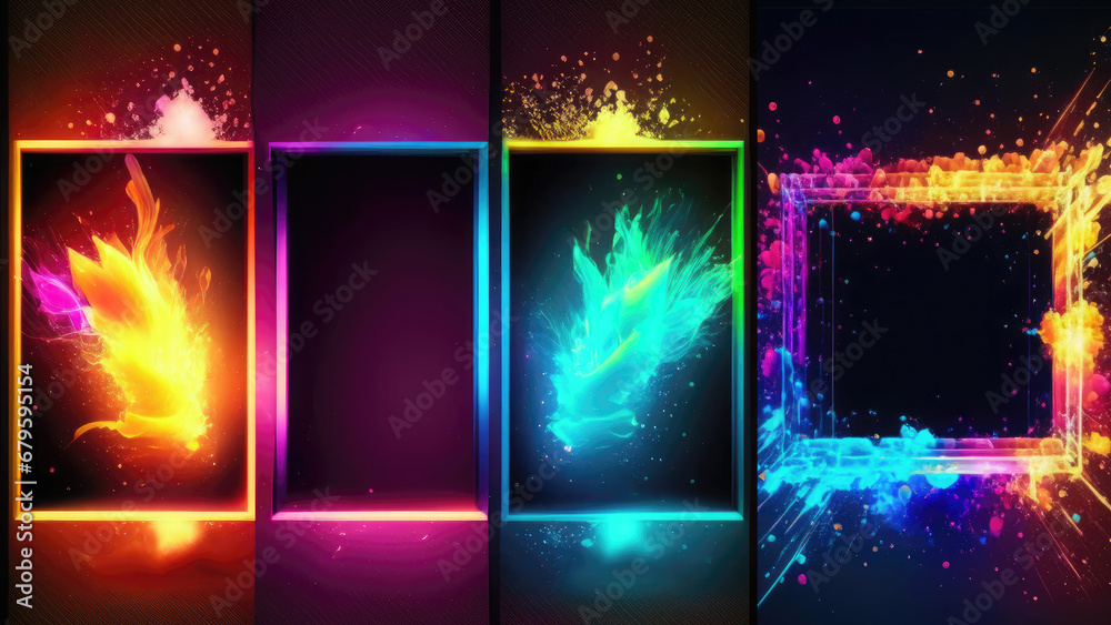 Fire frame with flames, Frame with fire, Burning frame, Fire picture ...