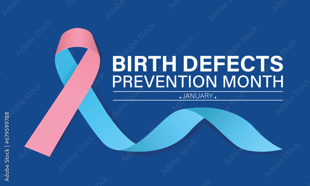 Birth Defects Awareness Month Vector Illustration. Banner, poster, card ...