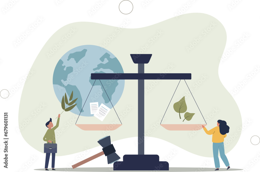 Green policy as governmental environment strategy plan.Legal agreement ...