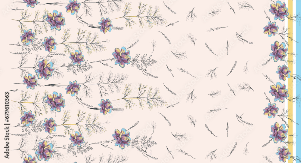 Graphic pattern for textile fabric designs Stock Vector | Adobe Stock