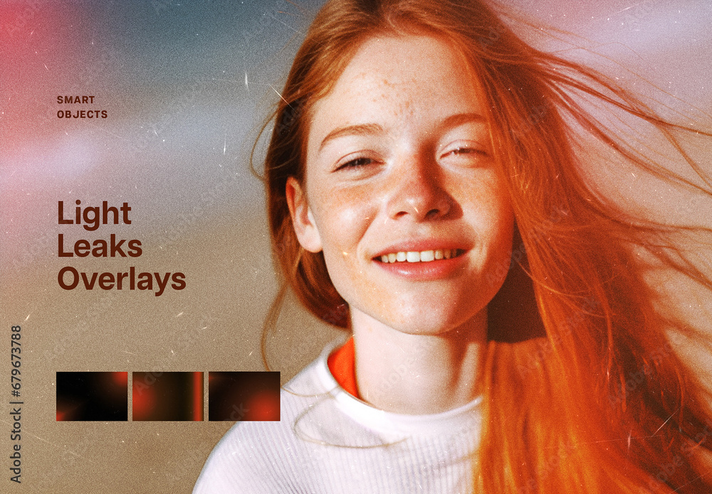 Golden Hour Light Leaks Photo Effect Mockup With Generative AI Preview ...