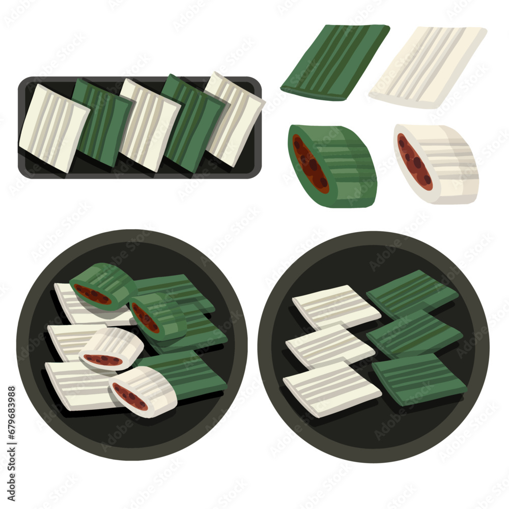 Jeolpyeon, Flat rice cakes. Traditional Korean rice cakes. Korean ...