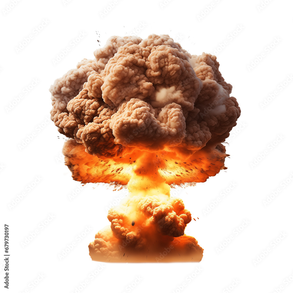PNG nuclear explosion on transparent background Stock Photo | Adobe Stock