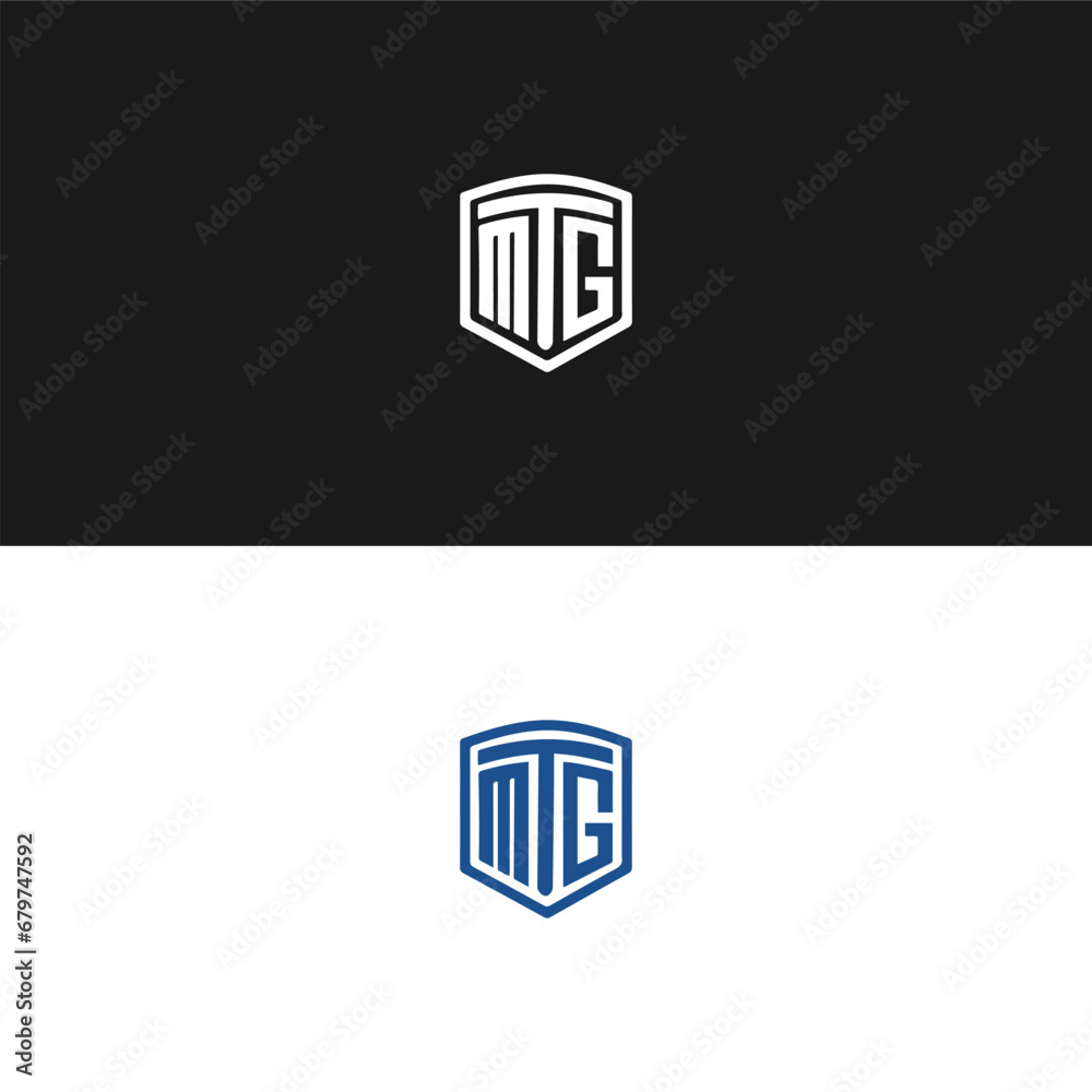 MTG logo. M T G design. White MTG letter. MTG, M T G letter logo design ...