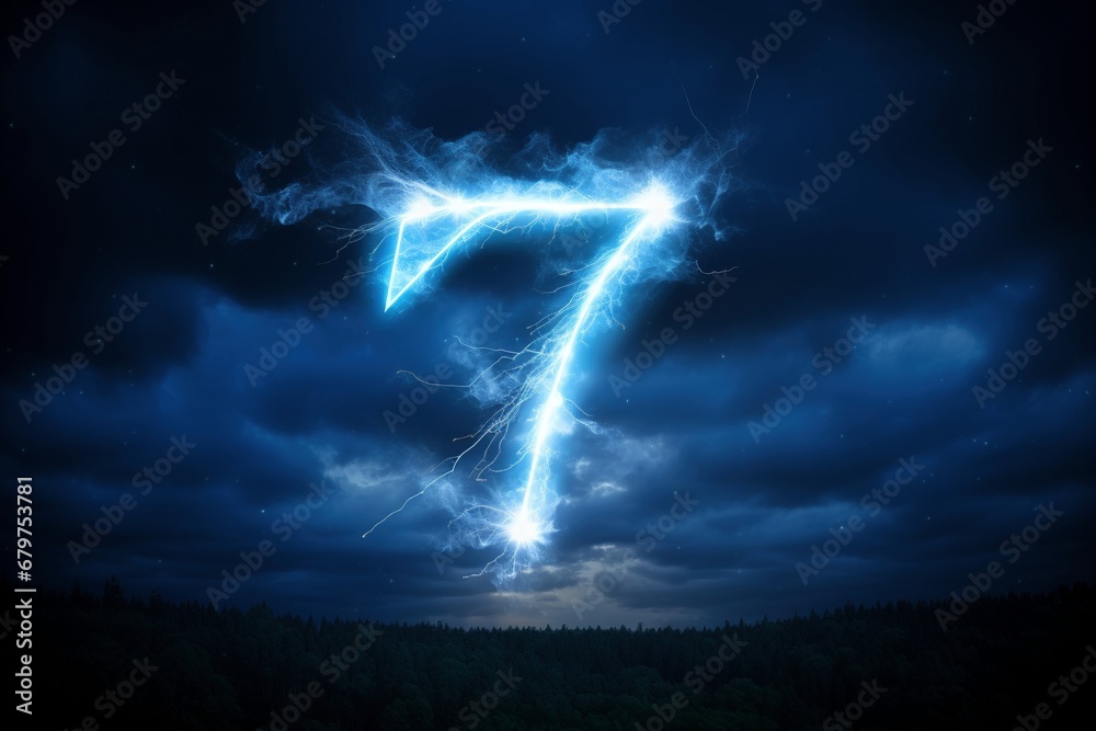 Radiant Astral Seven: Number 7 Takes the Spotlight in a Minimalistic ...