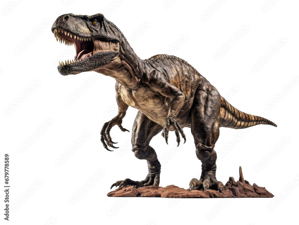 Tyrannosaurus Rex T. Rex dinosaur isolate on transparent background ...
