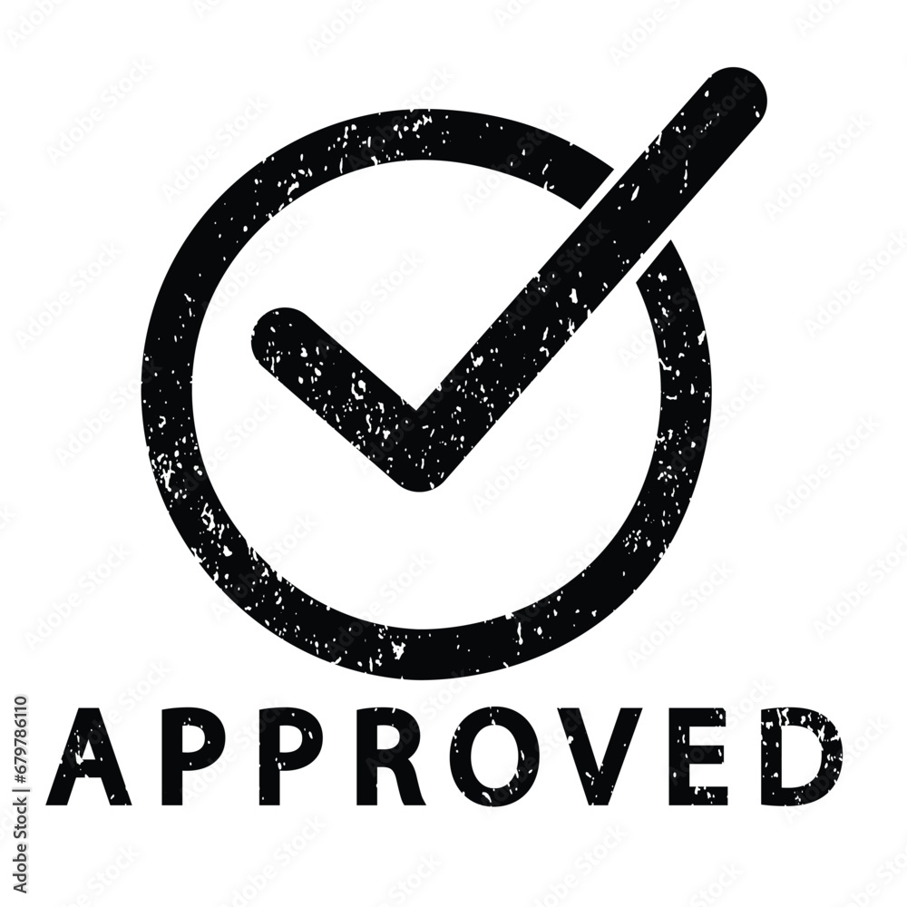 Approved Rubber Stamp, Approved Icon, Seal Of Approval, Tested And ...