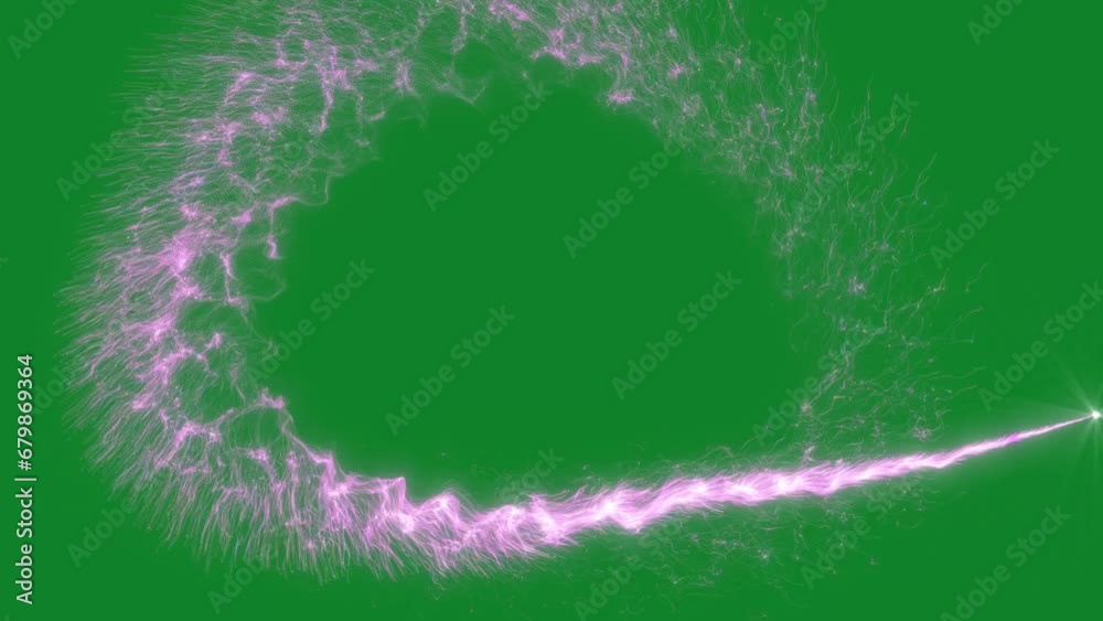 Glitter Magic Particle Trail Flying Like Circle Shape, Red Glitter ...