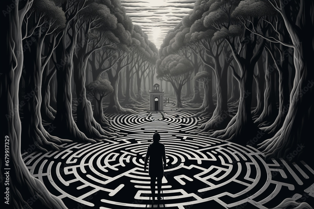 Representing the path to recovery from depression with intricate ...