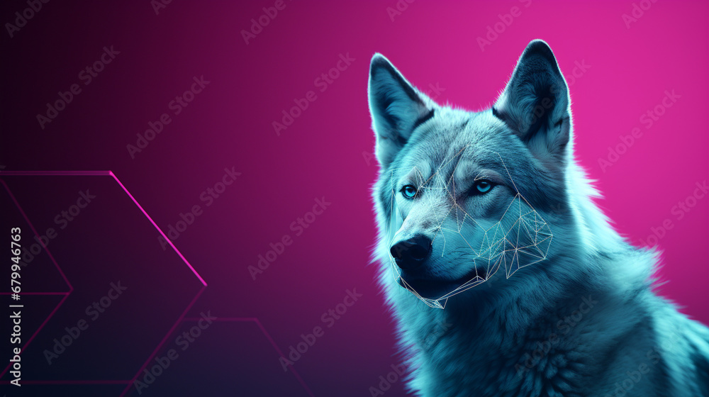 portrait of a wolf HD 8K wallpaper Stock Photographic Image Stock ...