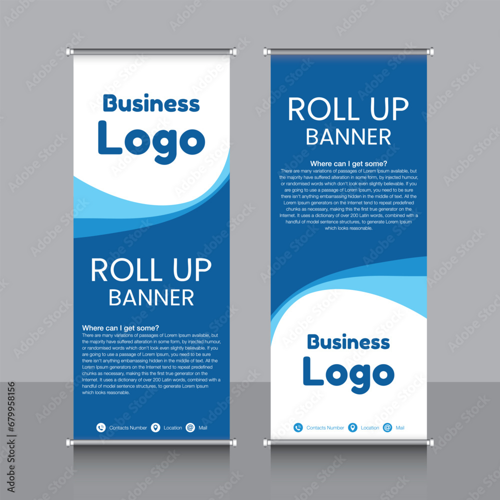 roll up banner, brochure, flyer, banner design, industrial, company ...
