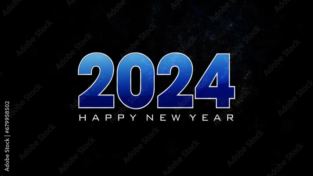 Visually stunning New Year 2024 footage captures the essence of ...