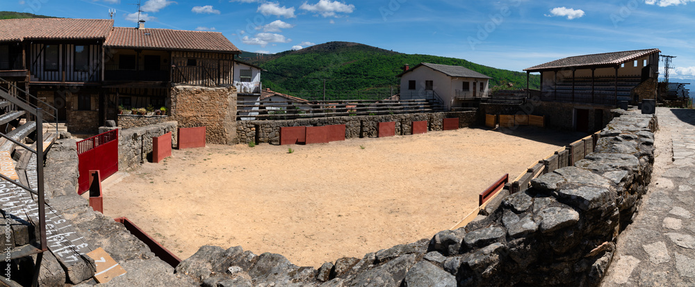 Bullring in San Martín del Castañar (Spain) . It is the second oldest ...