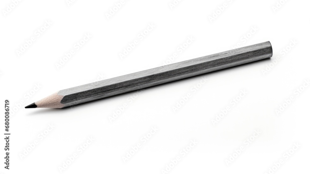 Artistic finesse: Graphite pencil texture isolated on a pristine white ...