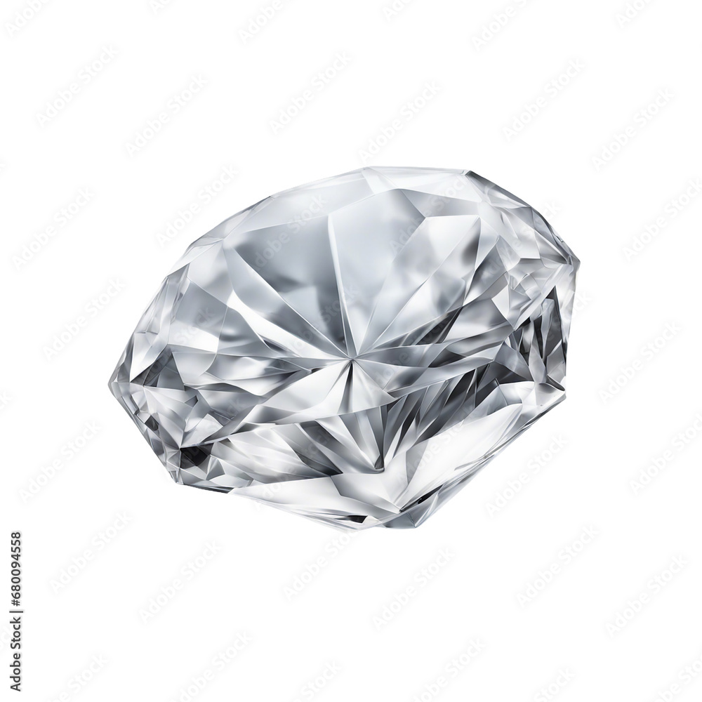 White Diamond Isolated On Transparent Background HD, PNG, Clipart Stock ...