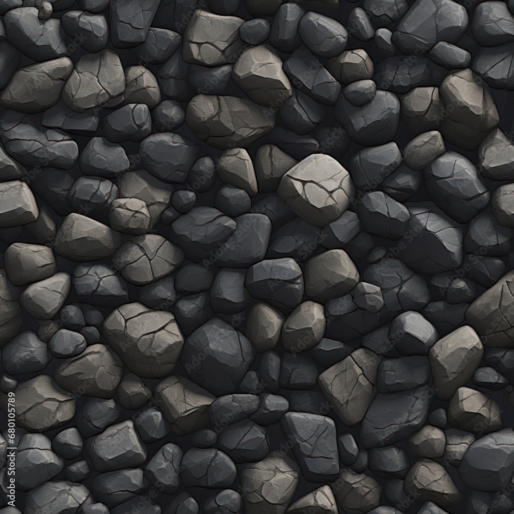 Seamless stone wall texture, 2D game stone texture, cartoon seamless ...