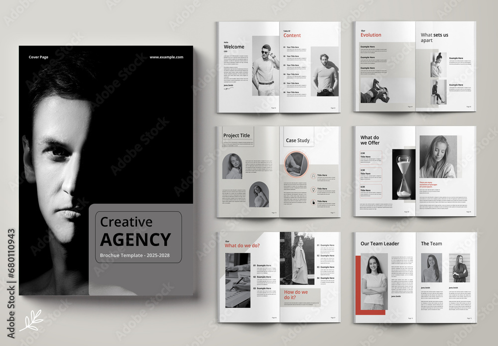 Creative Agency Layout Stock Template | Adobe Stock