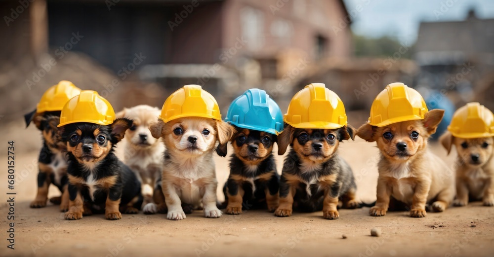 Heartwarming visual of a bunch of tiny dogs sporting miniature ...