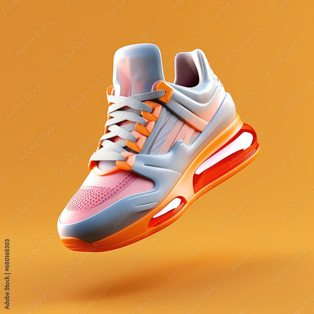 3d icon, blender style pair of shoes Stock Illustration | Adobe Stock