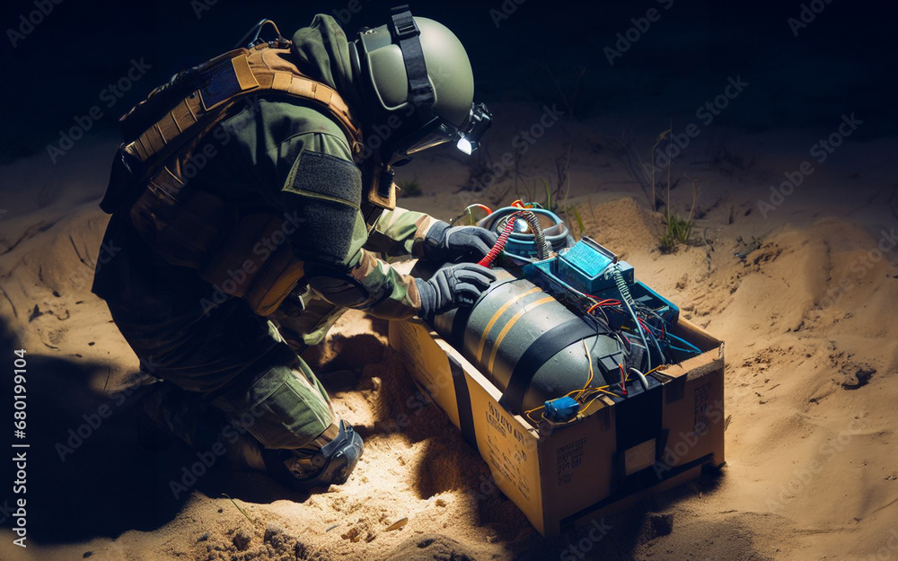 EOD unit explosive ordnance disposal officer Perform field duties ...