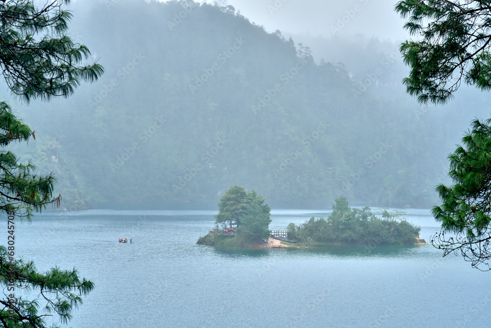 Laguna De Montebello, Chiapas, Nadar En El Paraíso, Balsas De ...