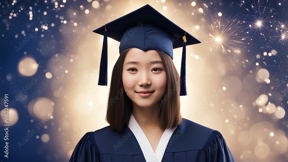 Happy Expression of Newly graduated student on the day of convocation ...