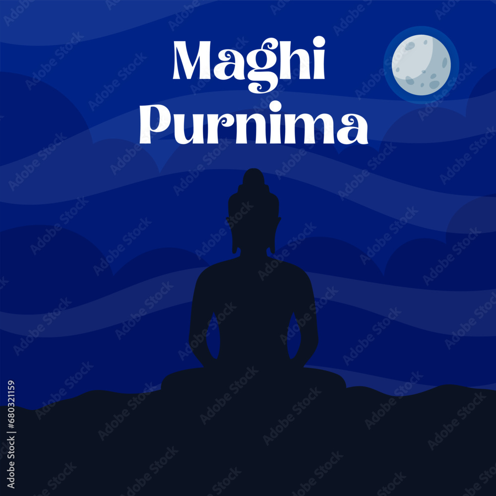 Happy Maghi Purnima Day. The Day of Bangladesh illustration vector ...