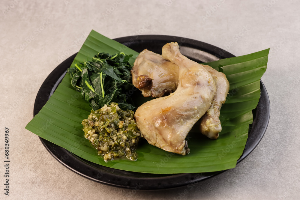 Ayam Pop is One of Chicken-Based Dish from Padang, West Sumatra. It is ...