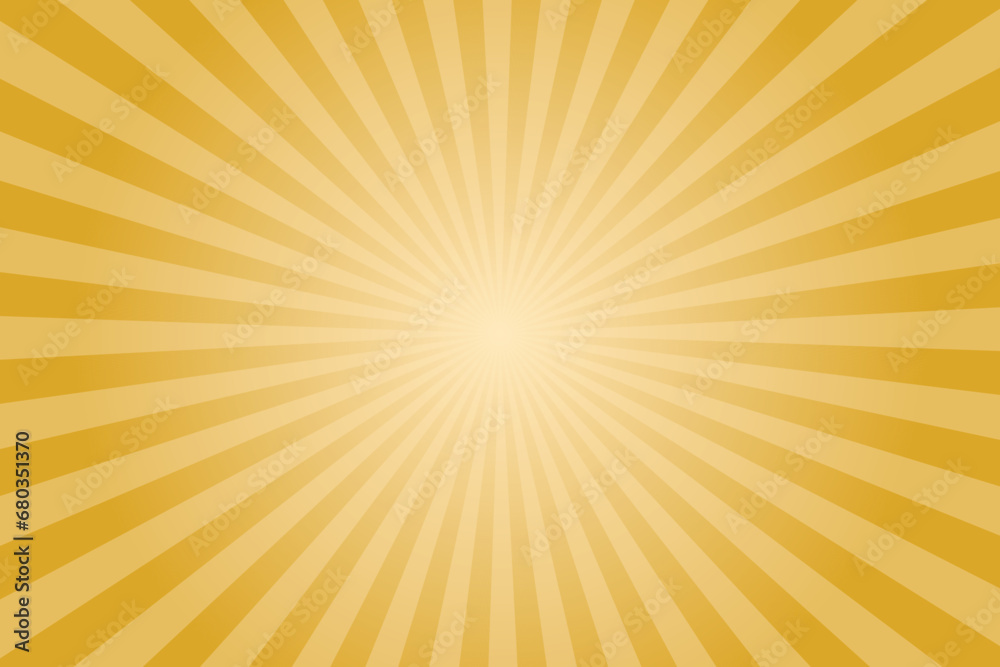 Sunburst goldenrod rays pattern. Radial sunburst ray background with ...