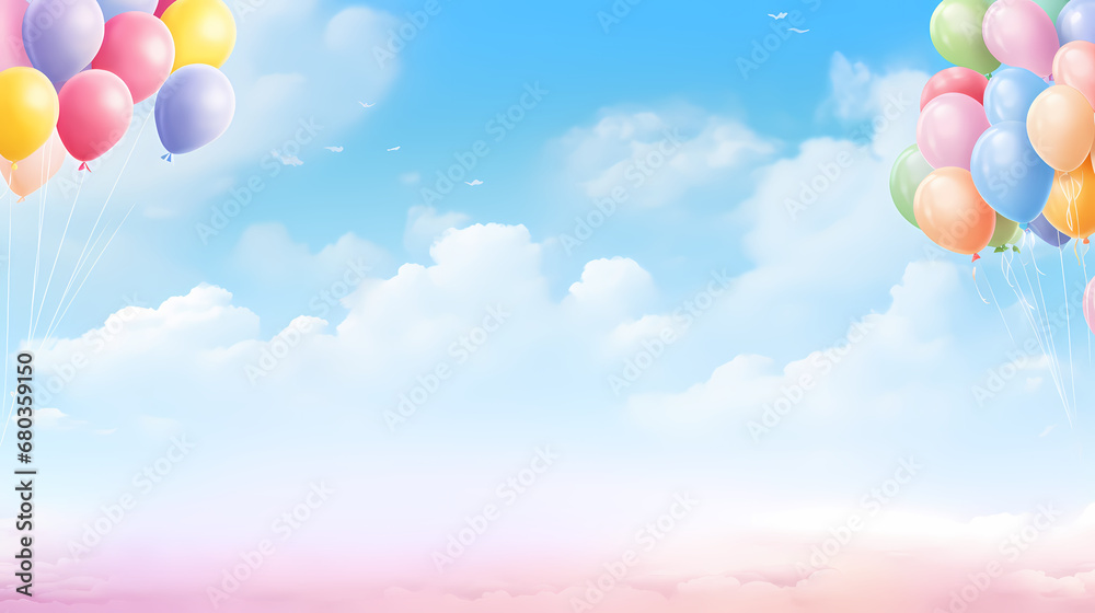 Children's Day PPT background poster web page, holiday party background ...