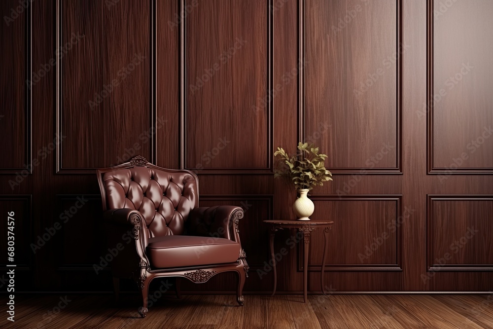 Mahogany Color Fabric Texture: Stunning Interior Wall Design Stock ...