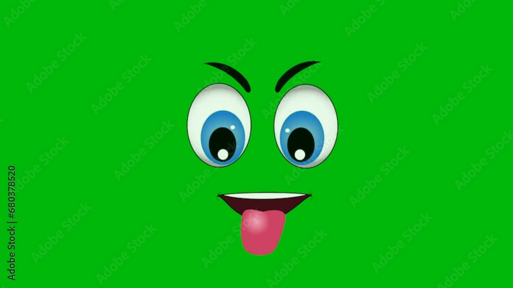 face expretions green screen animated videos , 3D Animation, Ultra High ...