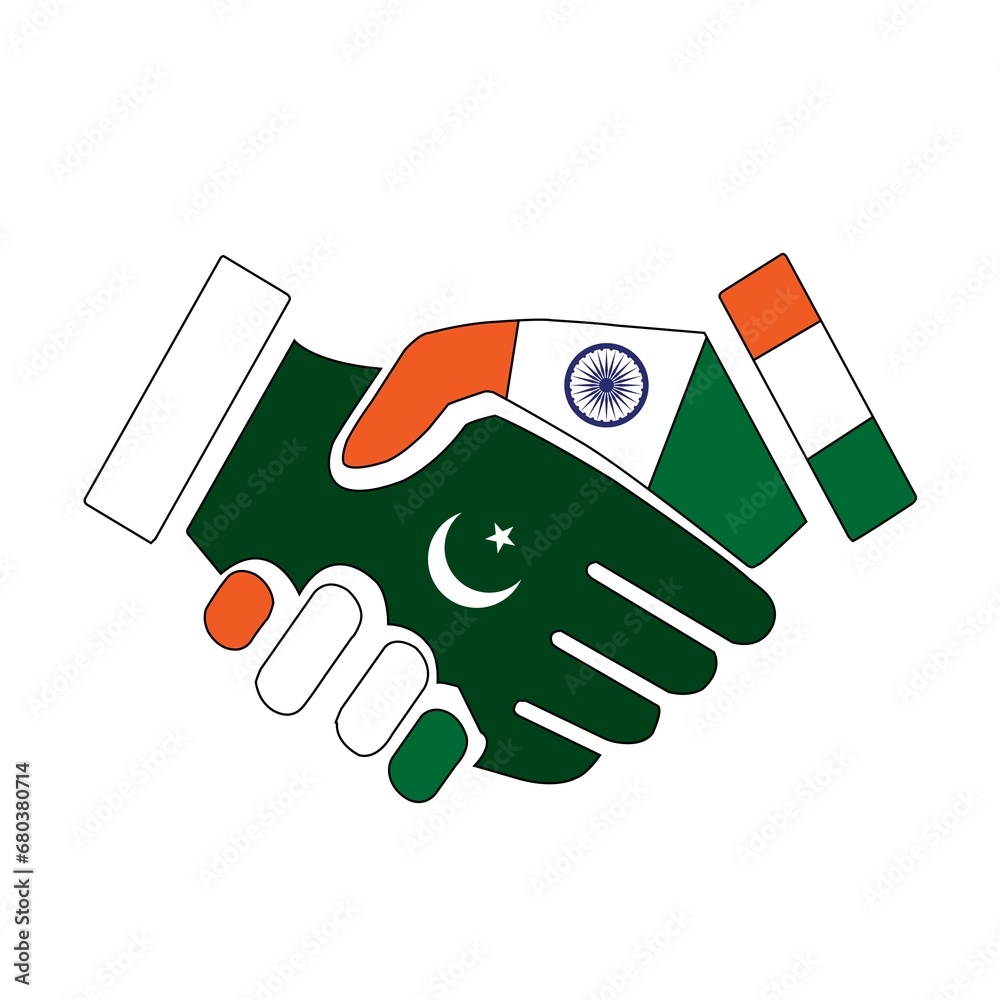 PAKSITAN AND INDIA HAND SHAKE DESIGN. PAKISTAN AND INDIA FRIENDSHIP ...