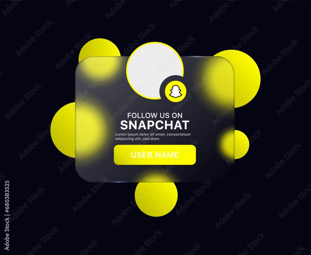 follow Join us on snapchat. snapchat logo social media icon button in ...
