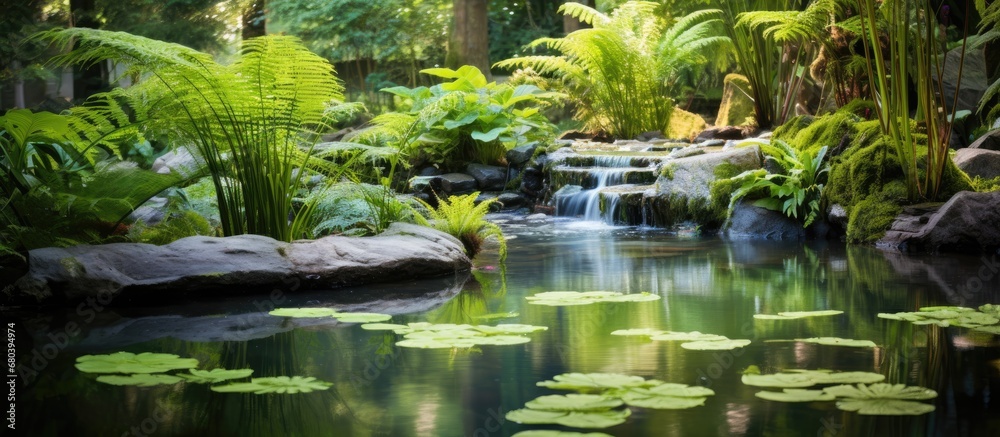 In the midst of a vibrant garden, the eyes are immediately drawn to the ...