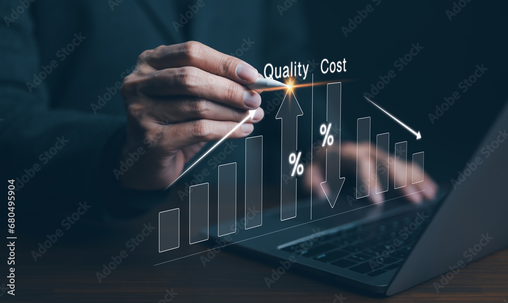 Quality increase and cost optimization for products or services to ...