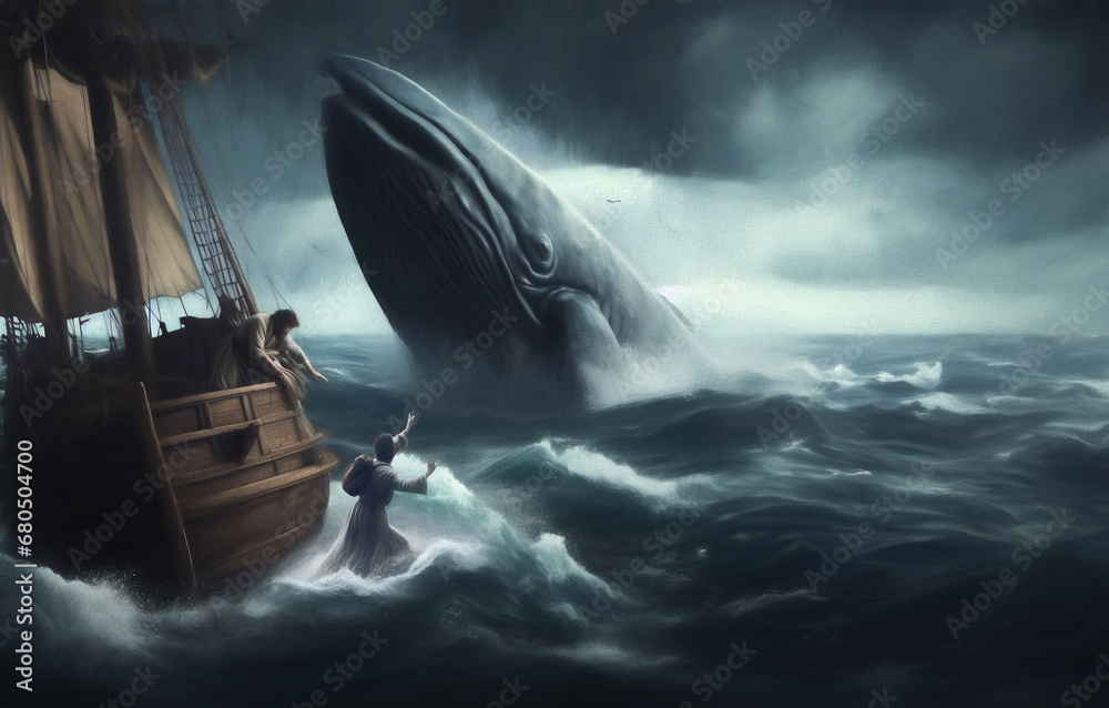 Jonah and the Whale - Book of Jonah in the Old Testament of the Bible ...