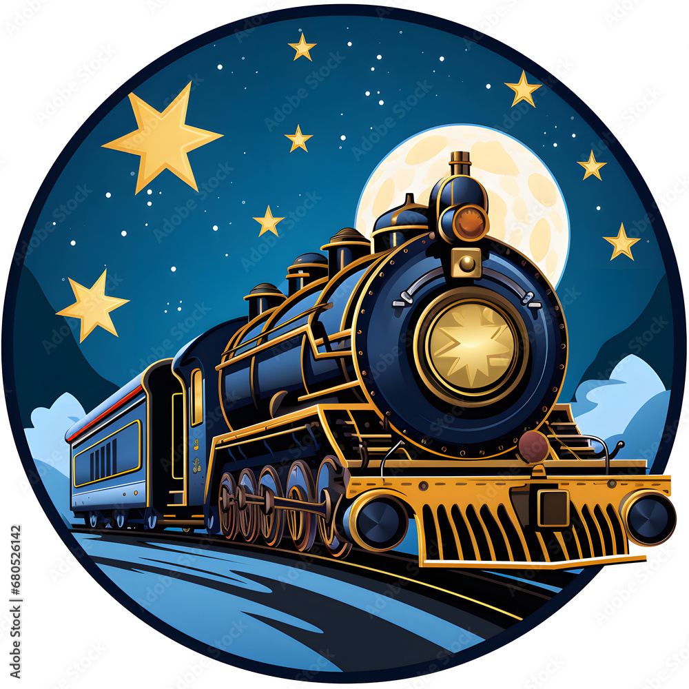 clipart of Polar express train, christmas clipart, x-mas, holiday ...