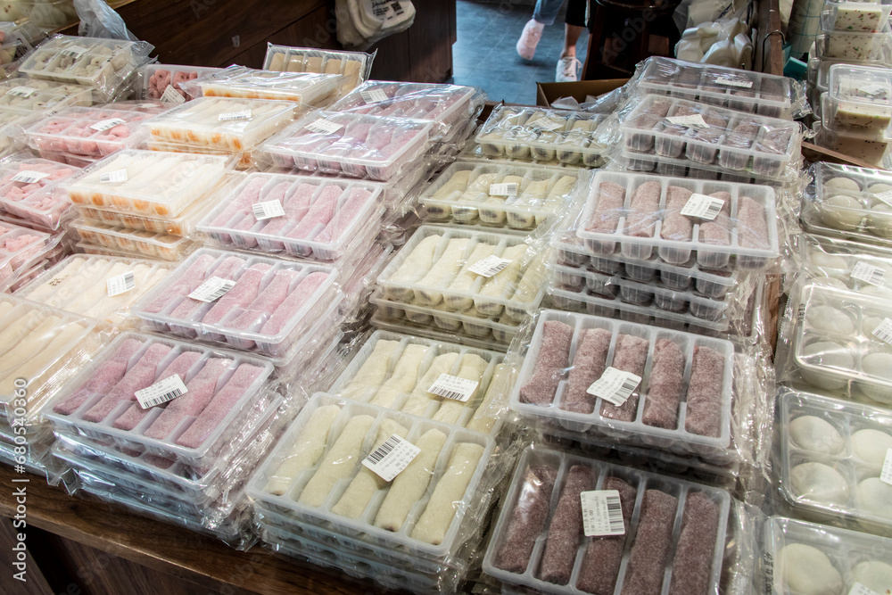 Shanghai China 12th Jun 2023: the different kind of Chinese pastry in ...