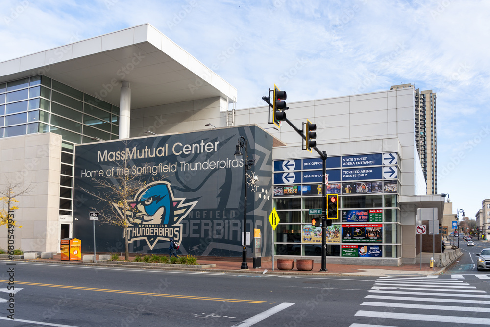 MassMutual Center in Springfield, MA, USA, on November 12, 2023. The ...