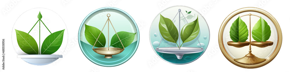Ecological Balance clipart collection, vector, icons isolated on ...