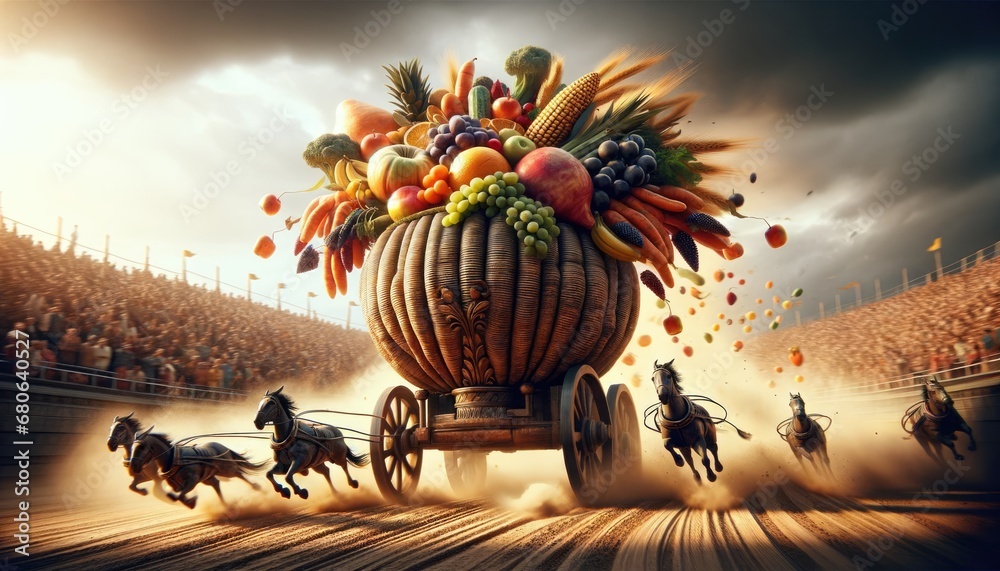 Experience the thrill of an ancient chariot race reimagined, where the ...