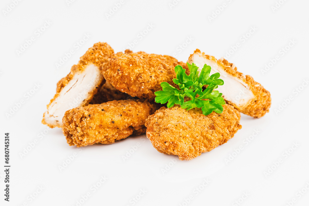 Breaded Chicken Inner Fillet,Chicken Breaded Raw Meat.Fast cooking ...