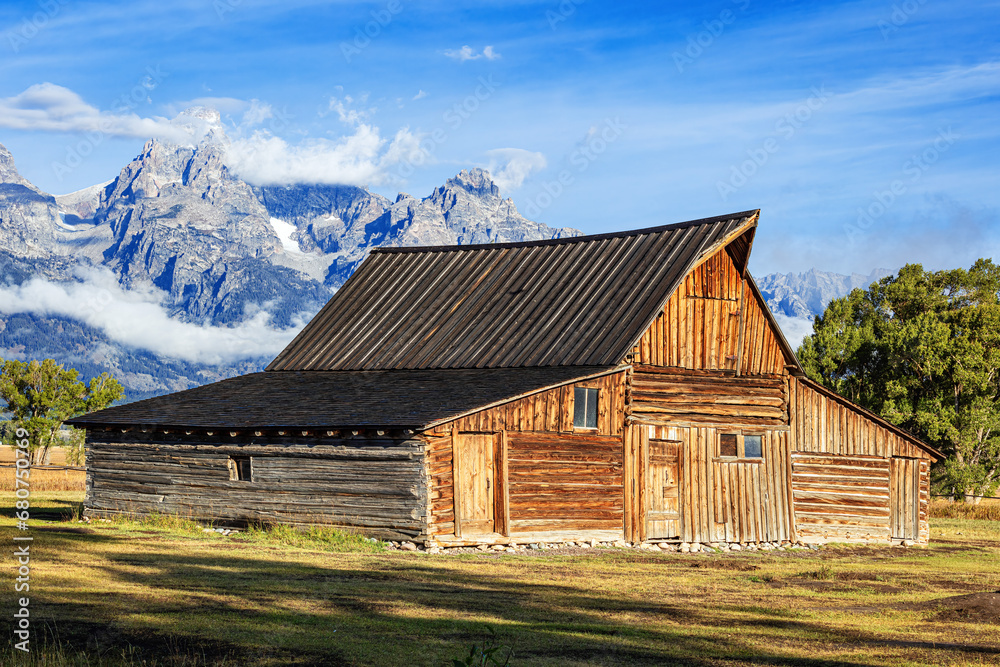 T.A. Mouton Barn on Mormon Row inside Grand Teton National Park at ...