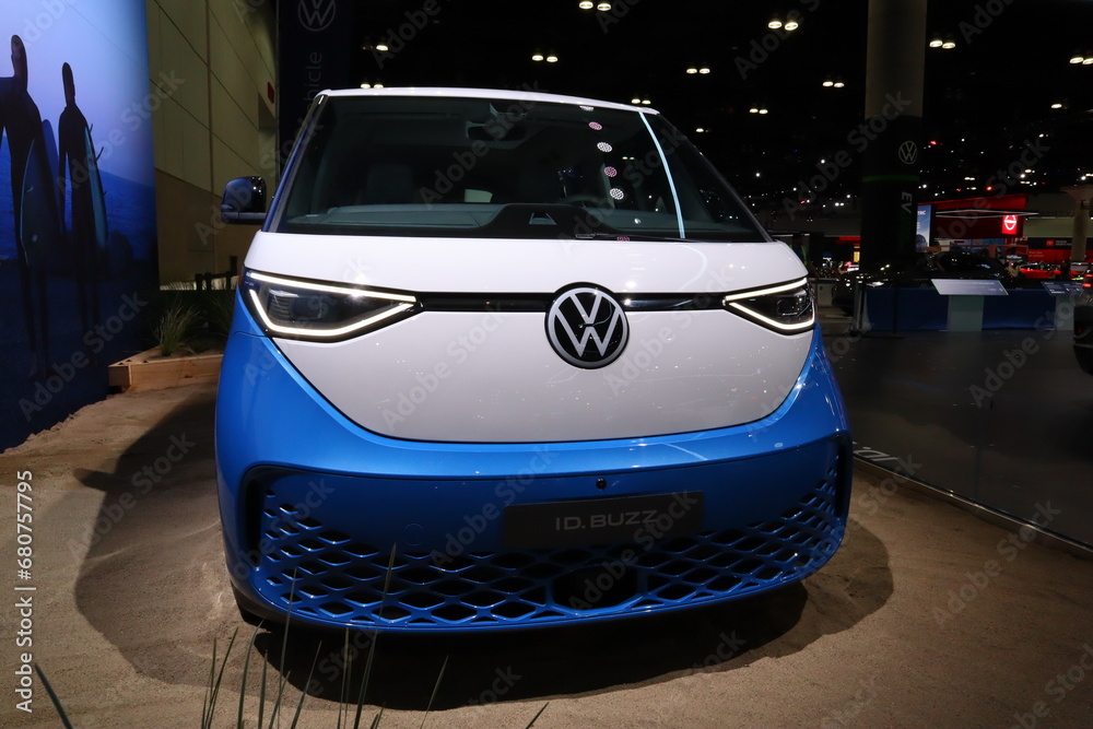 Los Angeles, California – November 17, 2023: VOLKSWAGEN ID BUZZ at 2023 ...